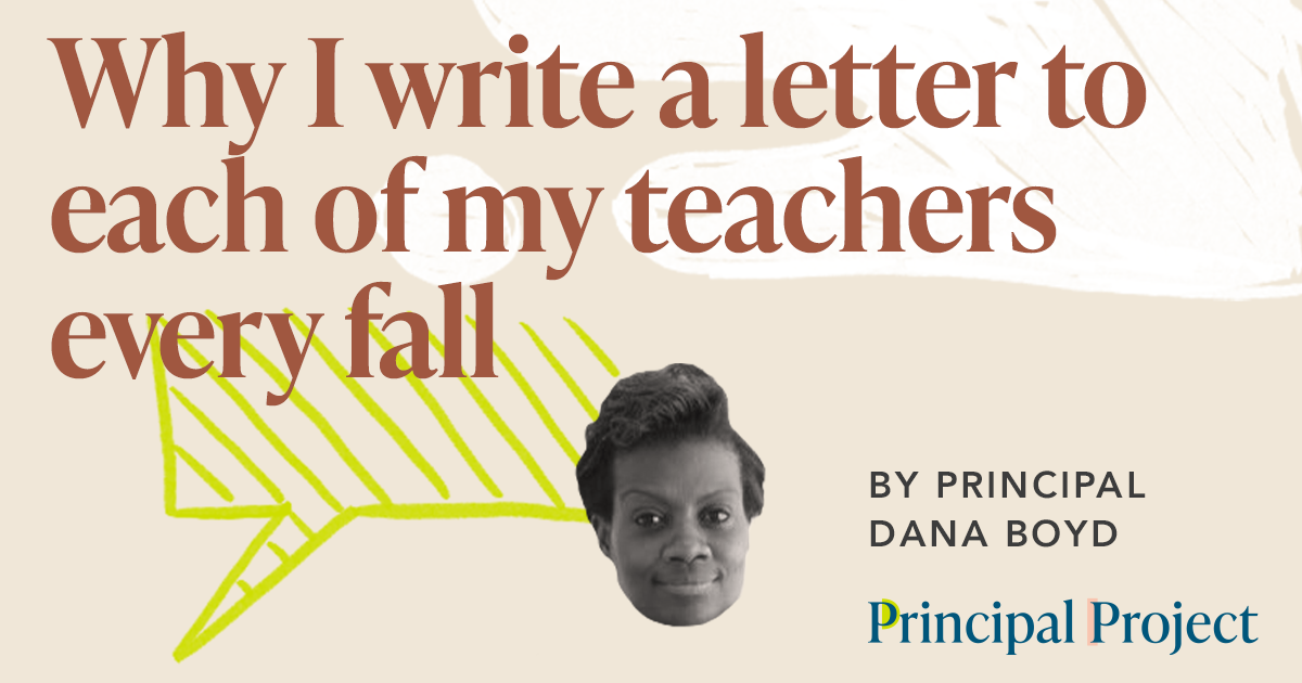 How Two Handwritten Letters Can Make a Difference – Principal Project