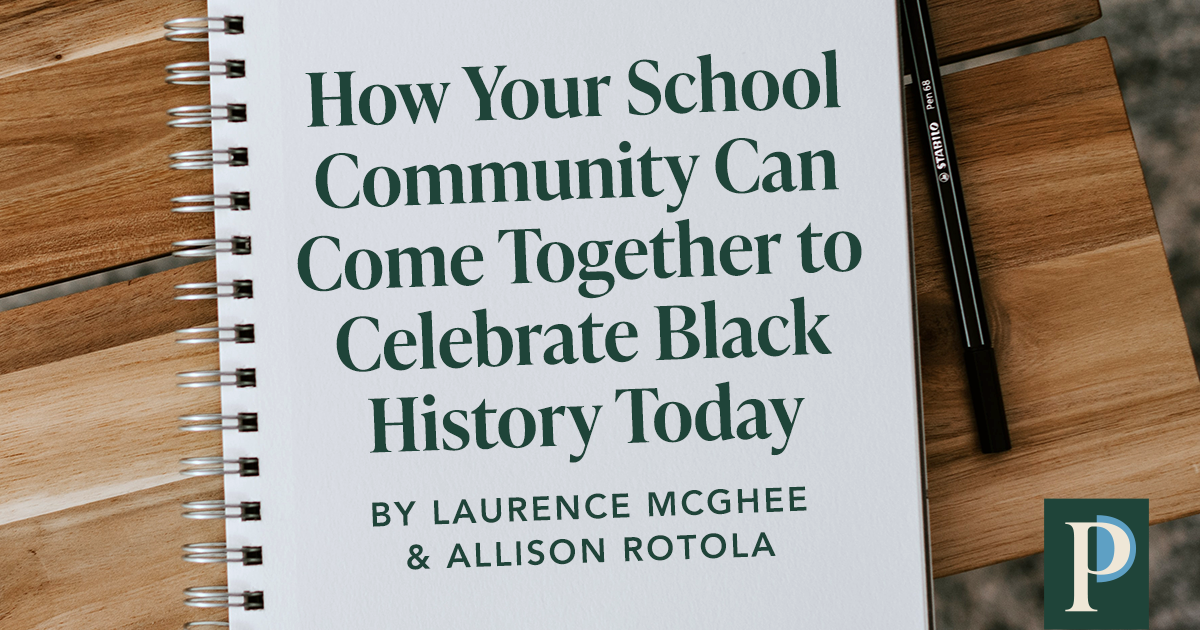 How Our Community Came Together for Black History Month – Principal Project