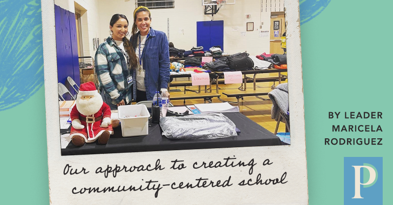 Our approach to creating a community-centered school – Principal Project